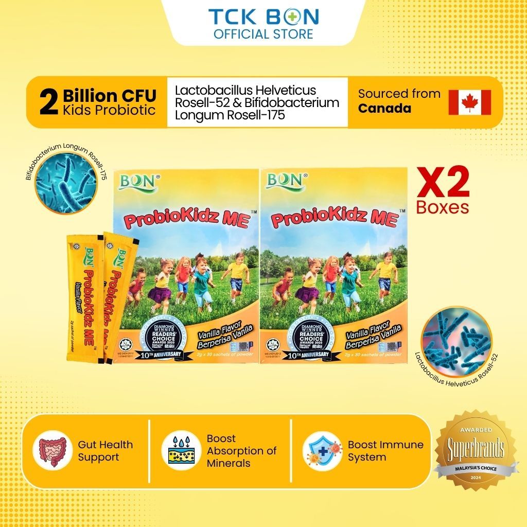TCK BON ProbioKidz ME™ (30 sachets x 2 boxes) | Kids probiotics for gut ...