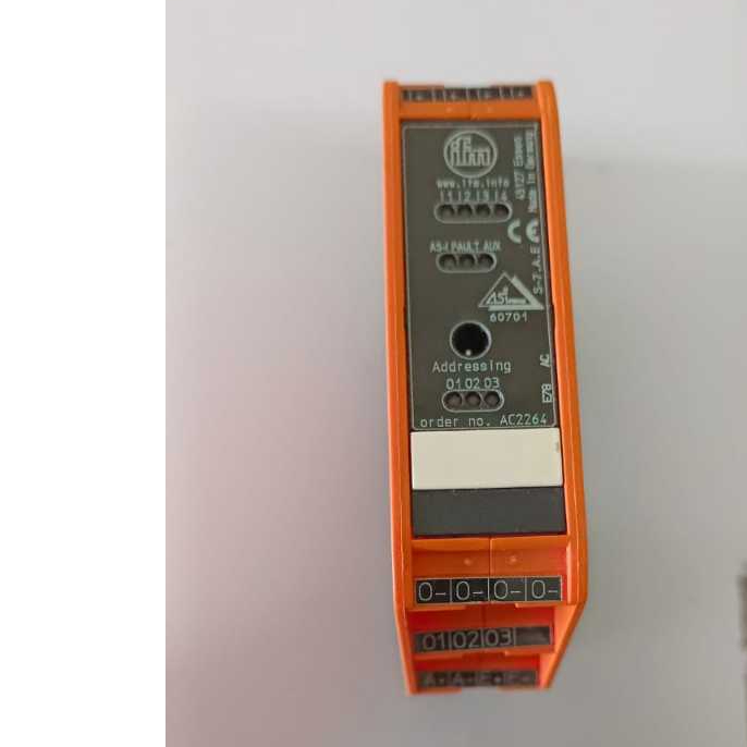 IFM AS-INTERFACE CONTROL CABINET MODULE SMARTLINE 25 4DI 3DO T C ...