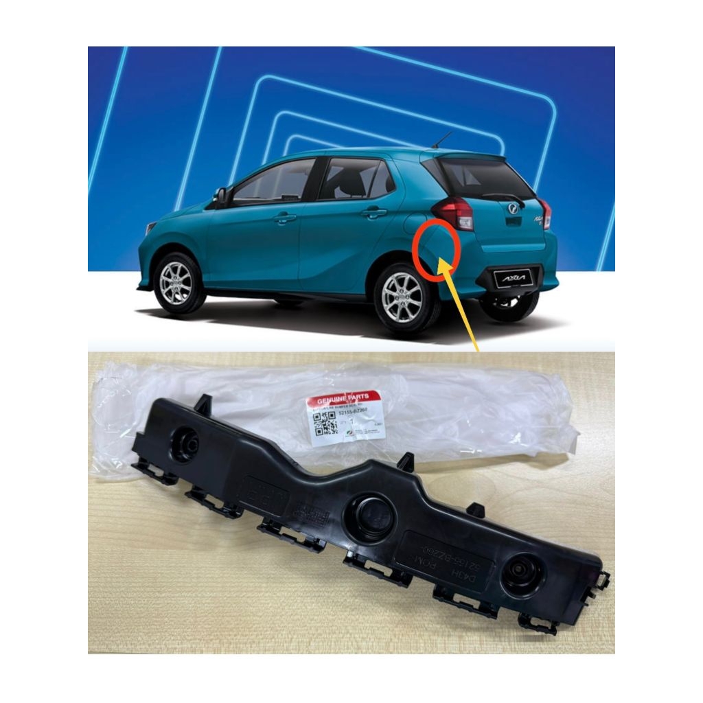 Original Perodua Axia 2023-2024 Rear/ Belakang Bumper Side Bracket ...