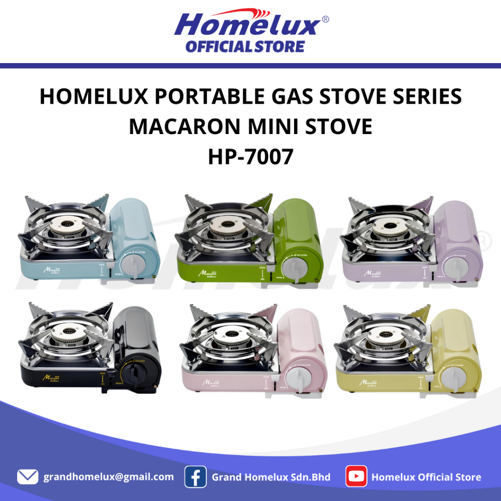 (PROMOTION!!!) HOMELUX PORTABLE GAS STOVE SERIES MACARON MINI STOVE HP ...