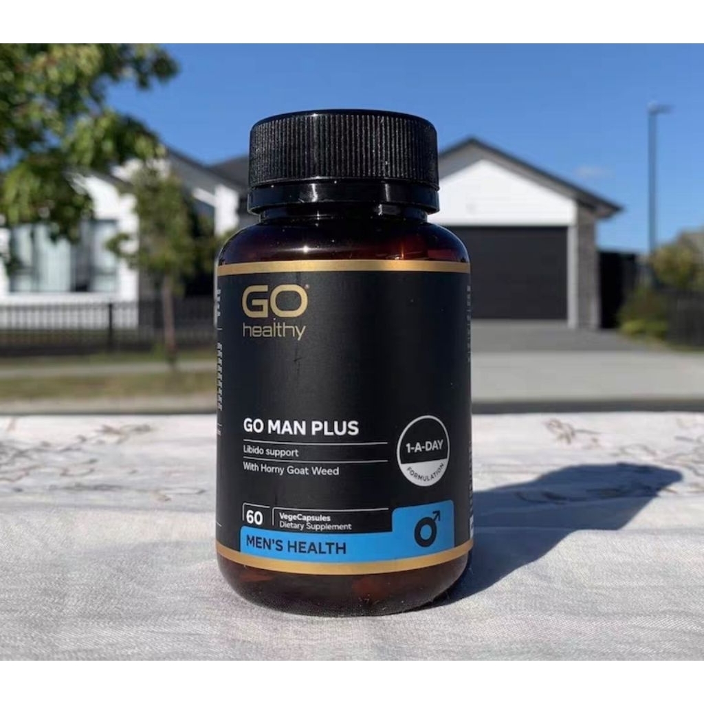 GO Man Plus Libido Support TRIPLE Strength Horny Goat Weed ~ 60 ...