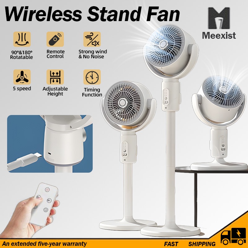 【10 Years Warranty】Kipas Camping Rotatable Charging fan Retractable ...