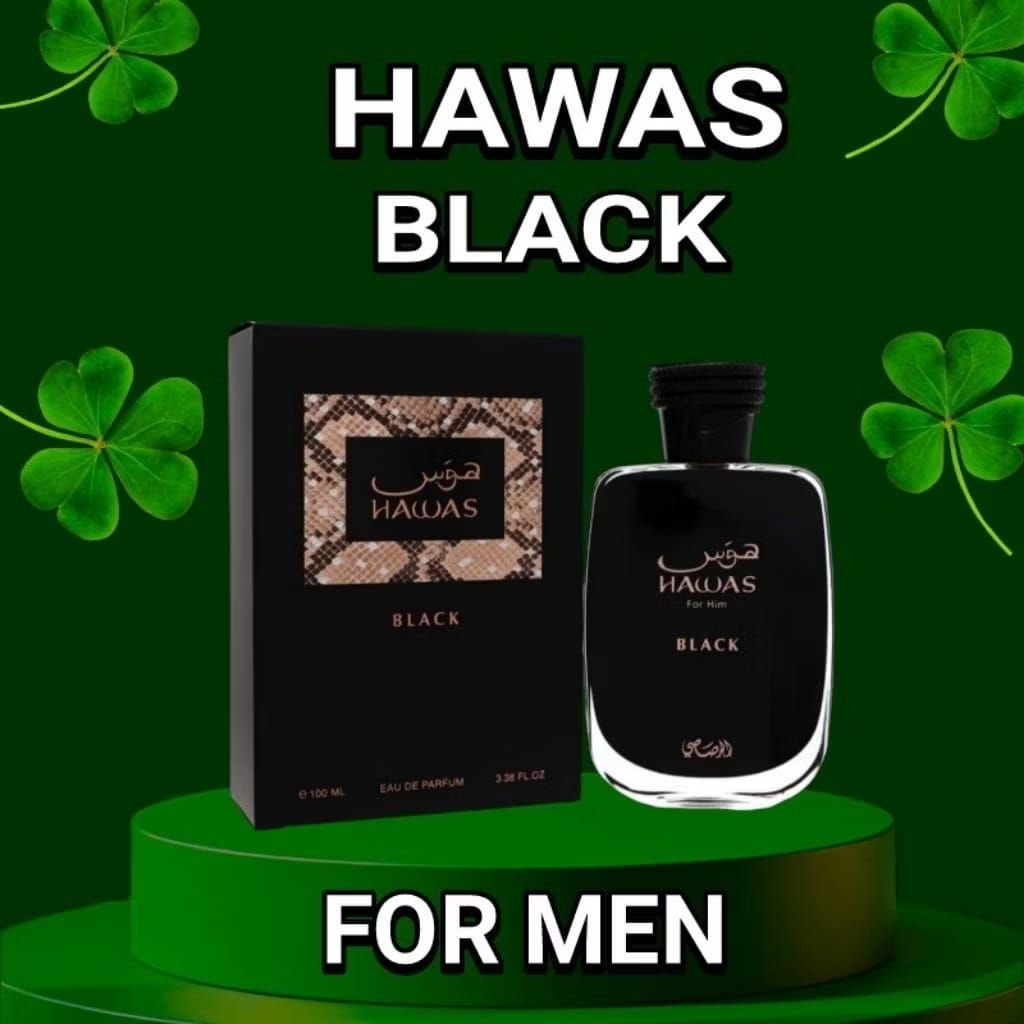 Rasasi Hawas Black Eau De Parfum for Men, a new fragrance | Shopee Malaysia