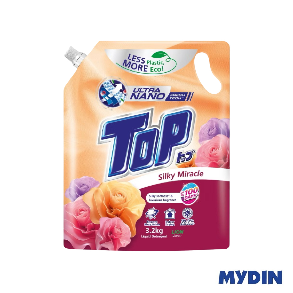 Top Detergent Liquid Refill (3.2kg) - 3 Variants | Shopee Malaysia