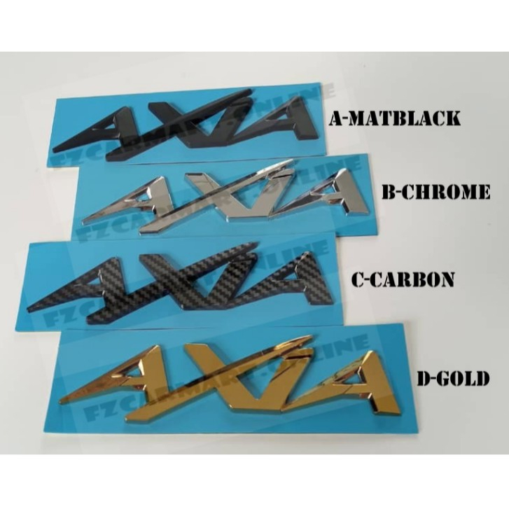 PERODUA AXIA EMBLEM LOGO - (ABS) | Shopee Malaysia