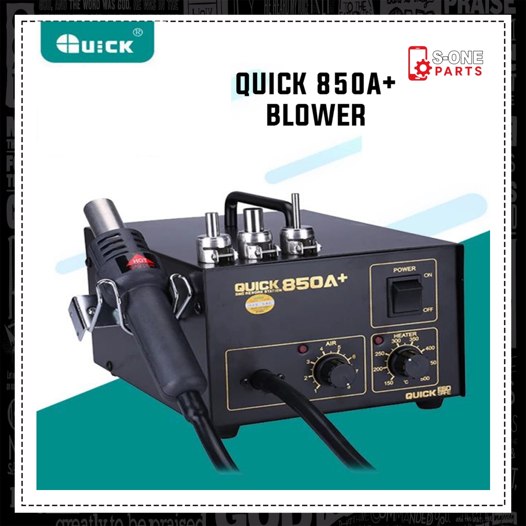 BLOWER QUICK 850A+ ORIGINAL HOT AIR BGA SMD REWORK STATION | Shopee ...