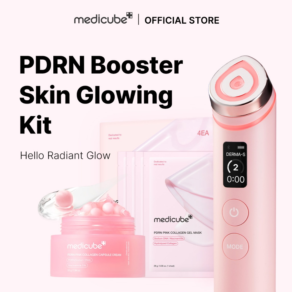[medicube official] AGE-R Booster Pro PDRN Jerawat Recovery Kit | Alat ...