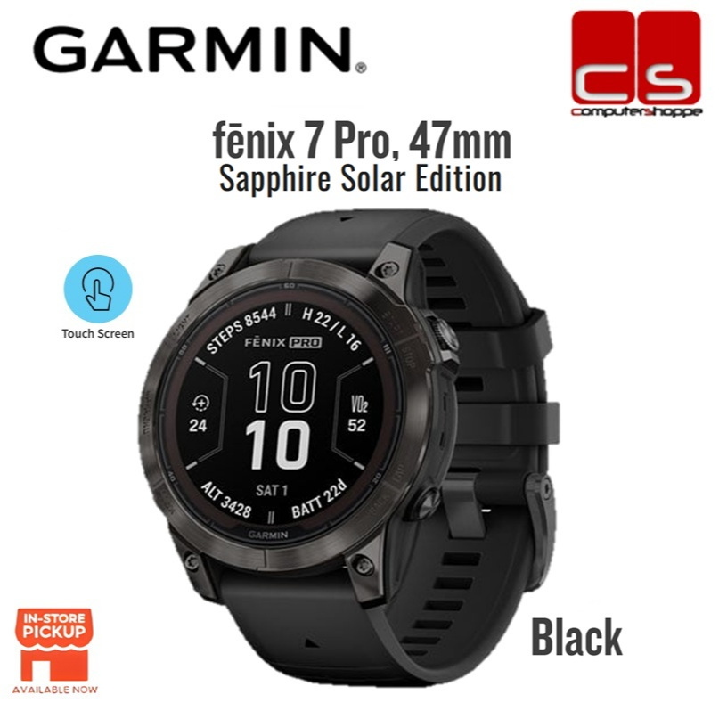Garmin fēnix 7 Pro Sapphire Solar Edition Advanced GPS Multisports ...