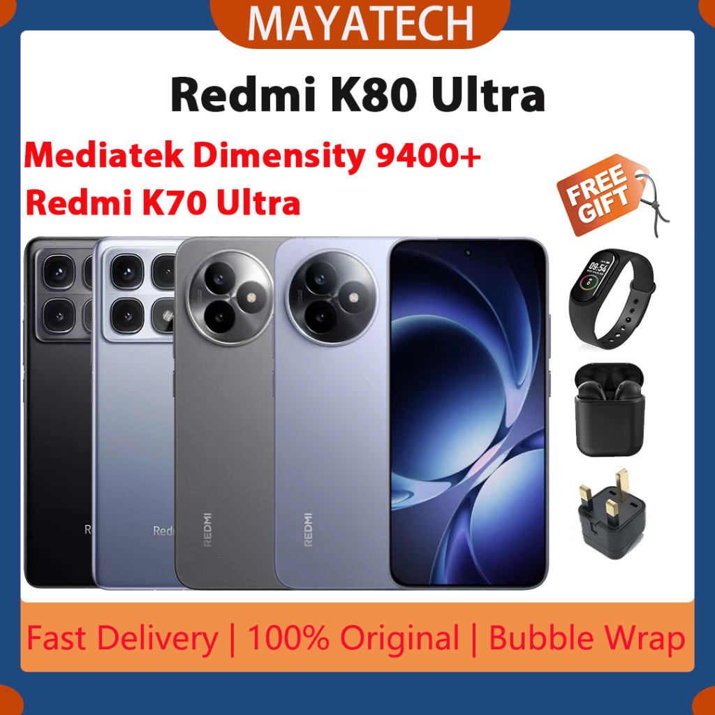 Xiaomi Redmi K80 Ultra 6.83'' Mediatek Dimensity 9400+ 7410mAh/Redmi K70 Ultra Mediatek ...