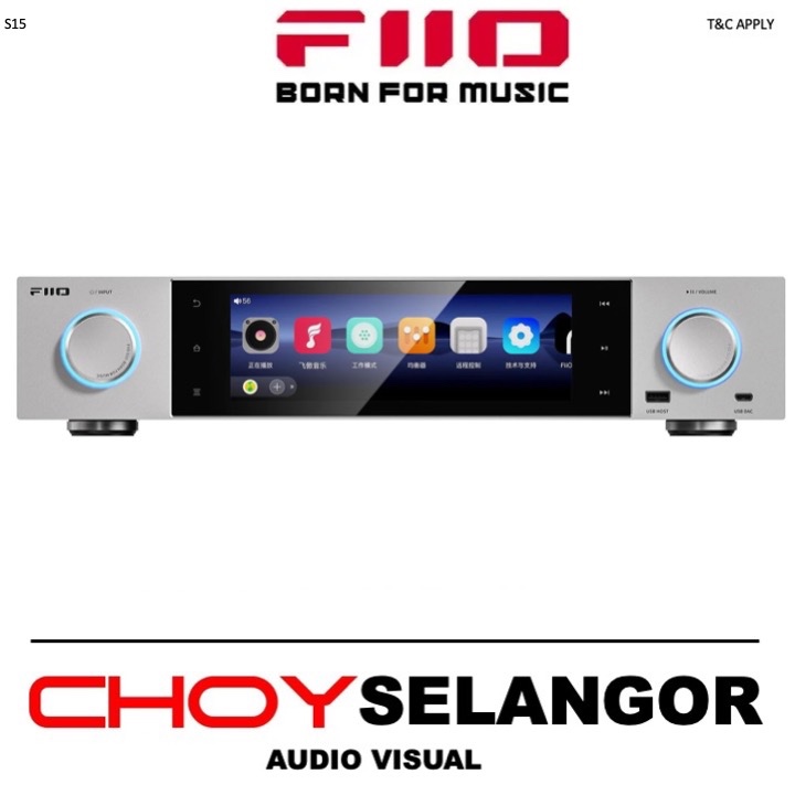 FIIO S15 Streamer Preamplifier DAC Silver | Shopee Malaysia