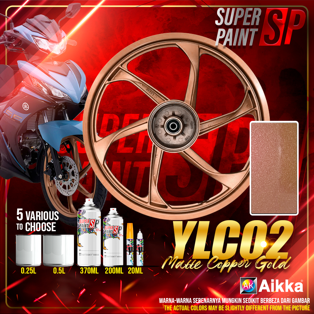 YAMAHA LC135 V8 Matte Copper Gold Sport Rim | Special Edition | YLC02 ...