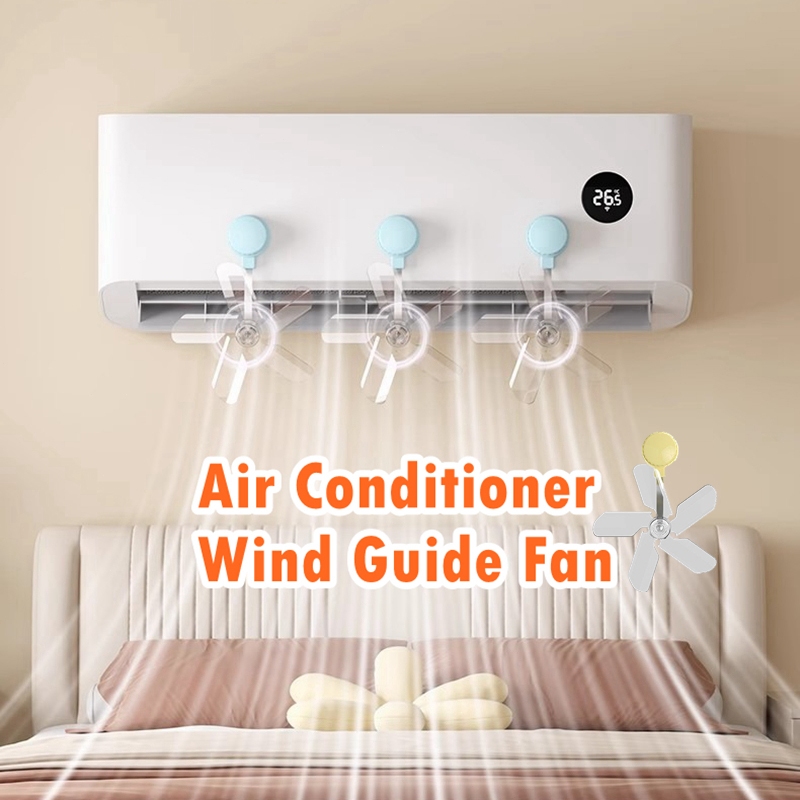 3Pcs Adjustable Air Conditioner Wind Guide Fan Air Vent Deflector Air ...
