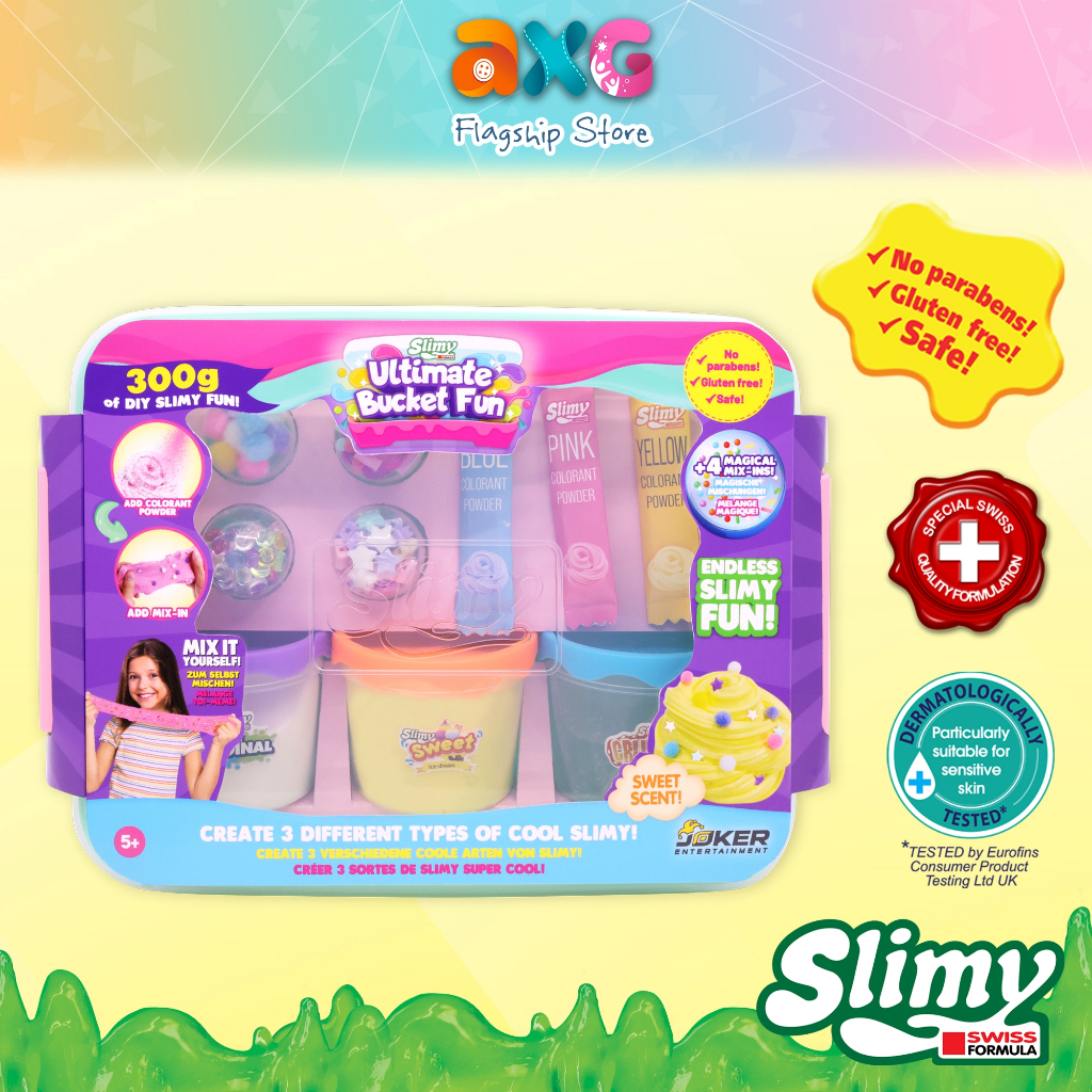 Slimy Bucket Fun DIY Set Gift Set Slime Assortment Pack (33542 ...