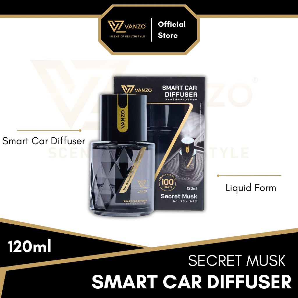 Vanzo Smart Car Diffuser-Secret Musk (120ml) | Shopee Malaysia