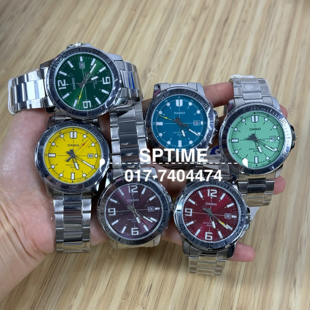 CASIO MEN ANALOG MTP-VD01D-3B / MTP-VD01D-3E1 / MTP-VD01D-4B / MTP ...