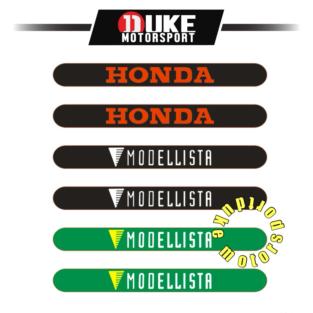 honda modellista Sticker for Number Plate Frame (1pc) | Shopee Malaysia