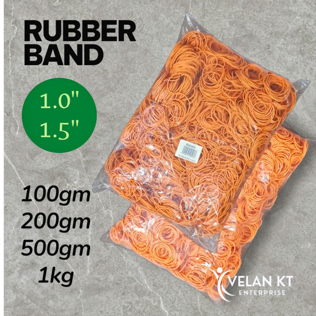 Rubber Band / Getah Gelang Elastik ( Small 1.0 inch / Big 1.5 inch ...