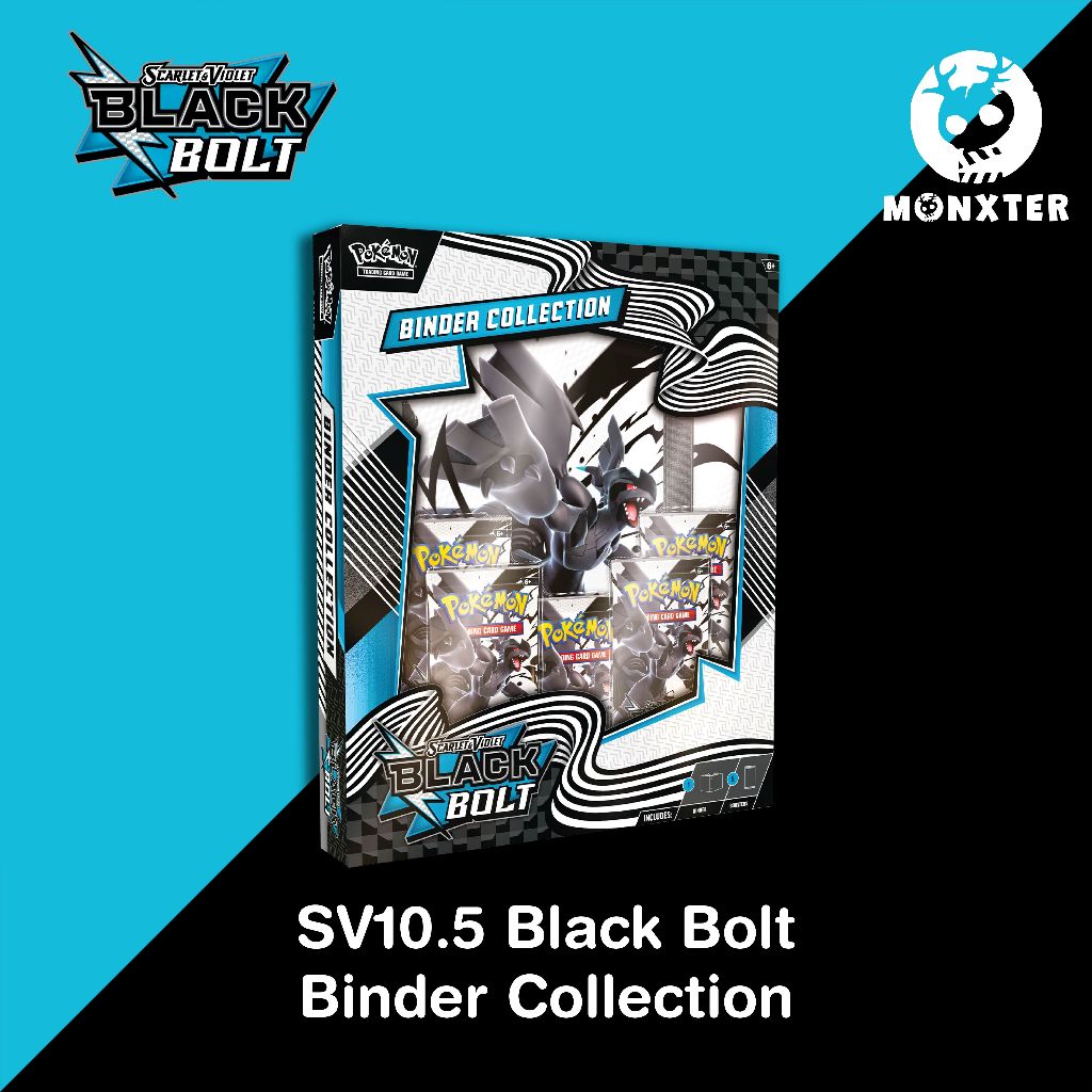 Pokémon TCG - Scarlet & Violet SV10.5 Black Bolt Binder Collection ...