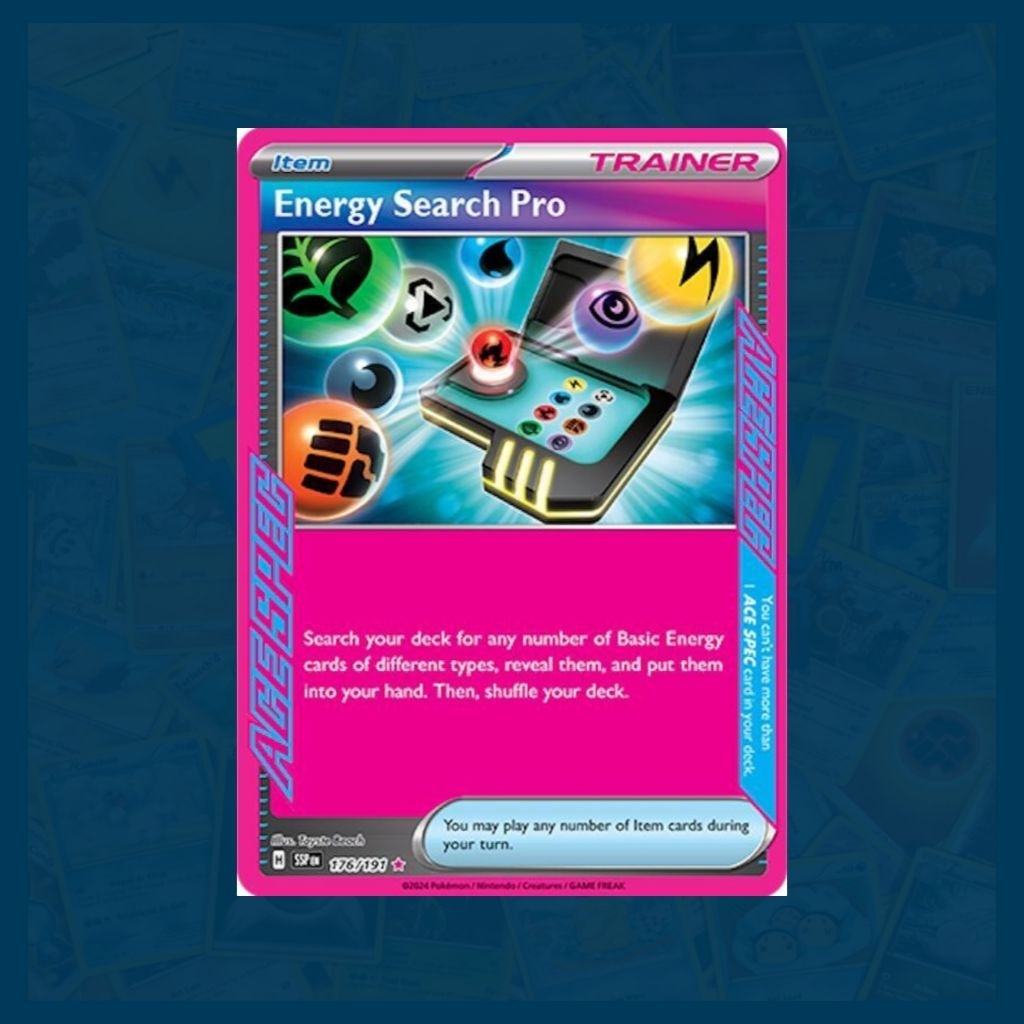 Energy Search Pro (176/191) Ace Rare | Surging Sparks | Pokemon TCG ...