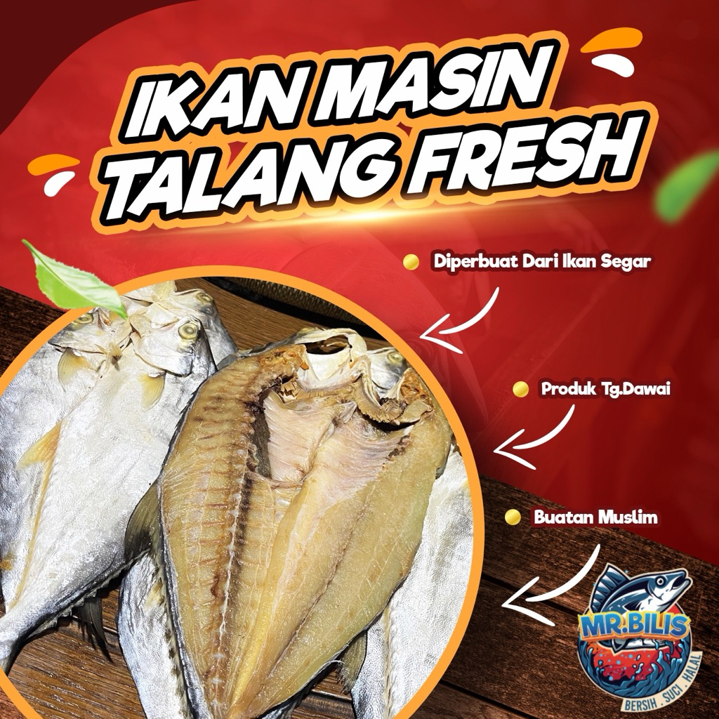 Ikan Talang Masin Saiz M / XL Tg.Dawai | Shopee Malaysia