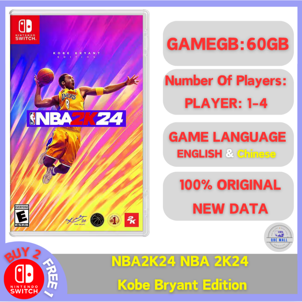 NBA2K24 NBA 2K24 Kobe Bryant Edition (Nintendo Switch) Permainan Muat ...