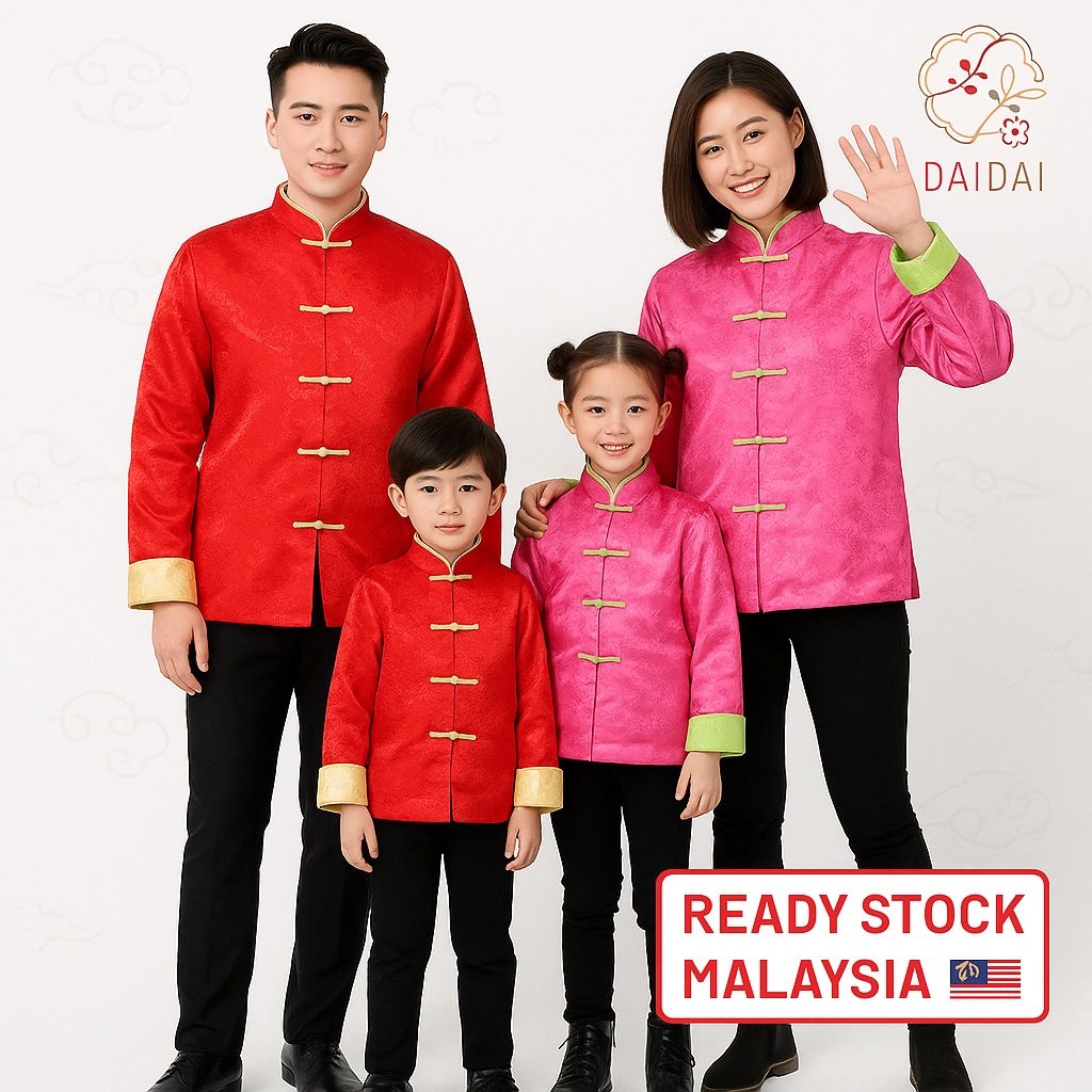 daidai (Ready Stock) Parent Child Family Tang Suit Samfu CNY Chinese ...