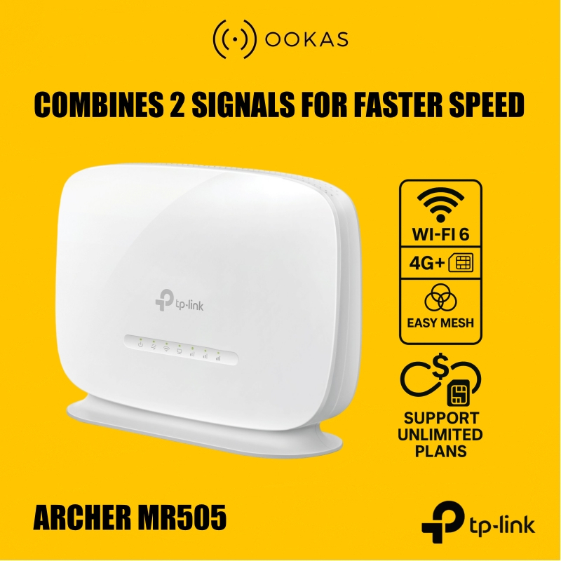 TP-Link Archer MR505 AC1200 4G+ Cat6 Gigabit WiFi Modem Router | MOD ...