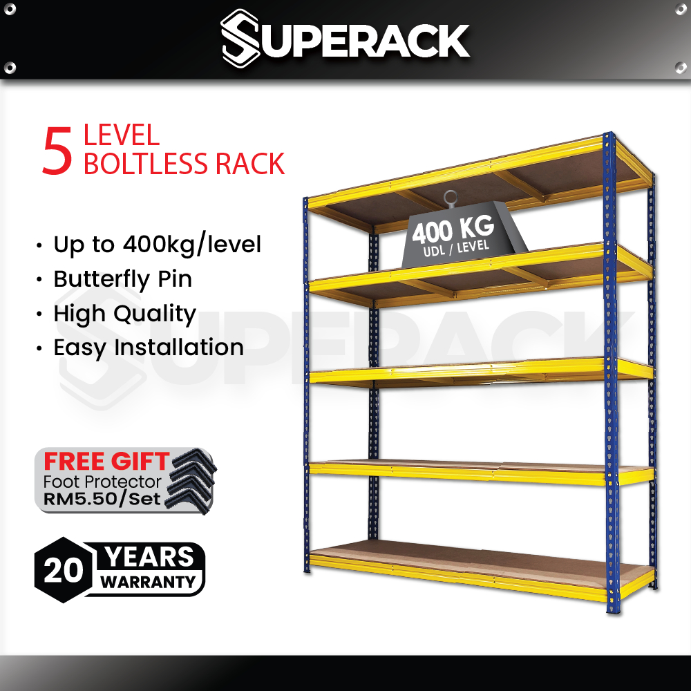 [FREE SHIPPING] SUPERACK Boltless Rack Shelf Rack Storage Rack Rak ...