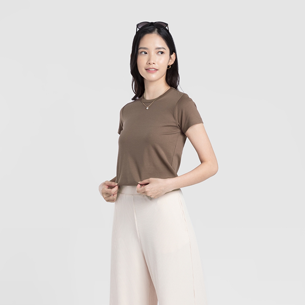 Oxwhite Women Premium Cotton Crew Neck Round Tee (Clearance) | Shopee Malaysia
