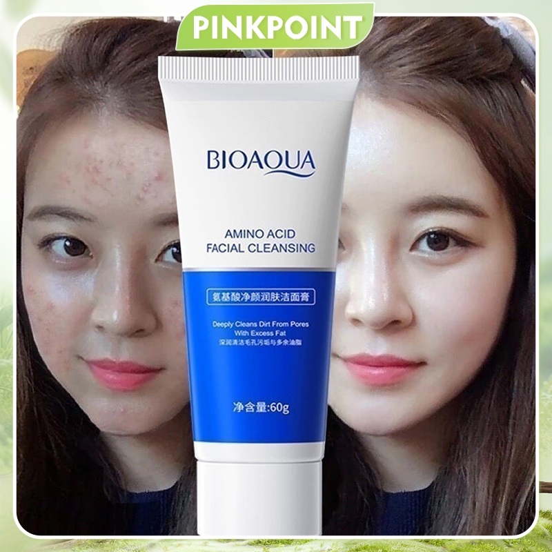 BIOAQUA Whitening Facial Cleanser Brightening Dark Skin Deep Cleaning ...