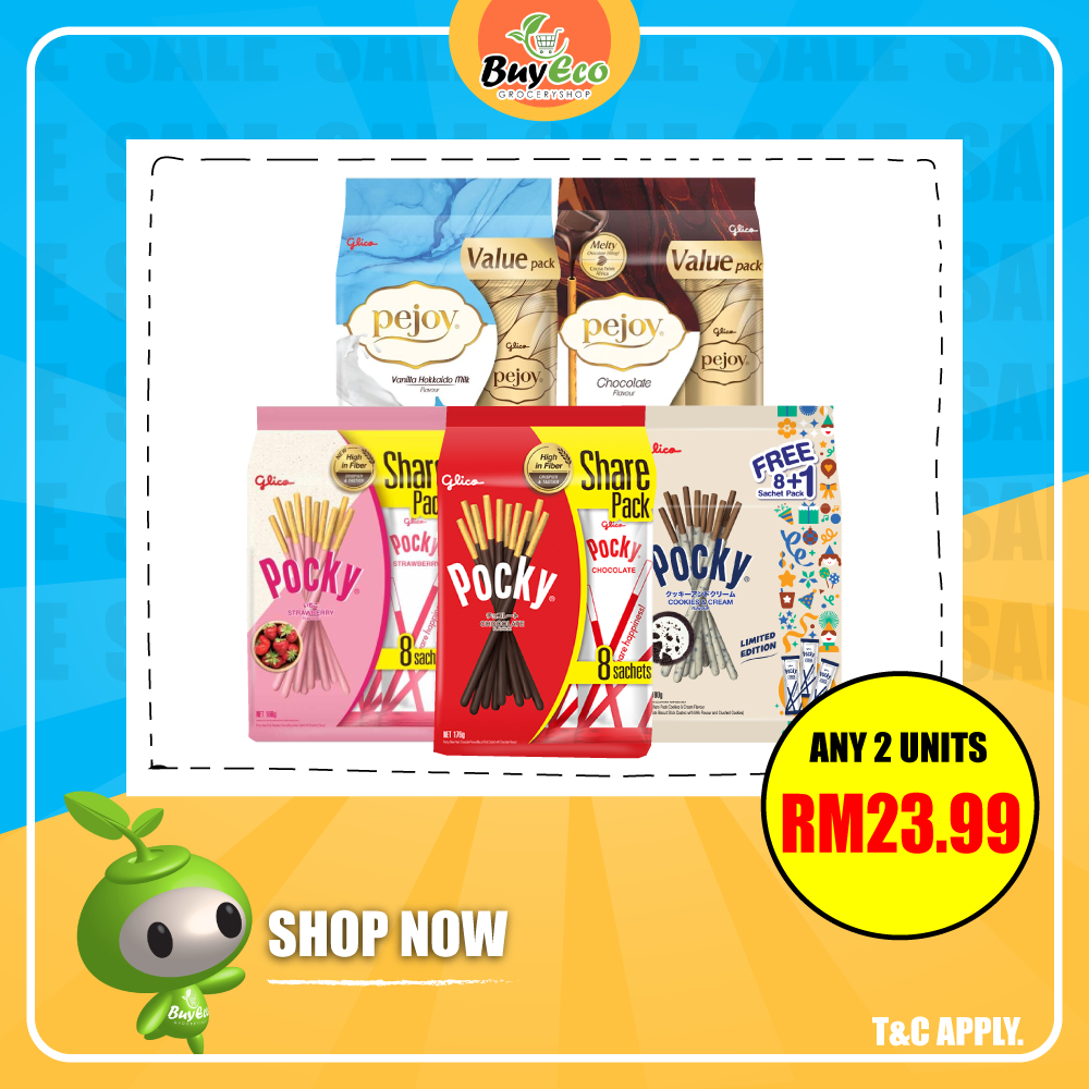 [CLEARANCE SHORT EXPIRED] GLICO Pocky Share Pack 160g-176g x 8pack / Pejoy Value Pack 112g-126g ...