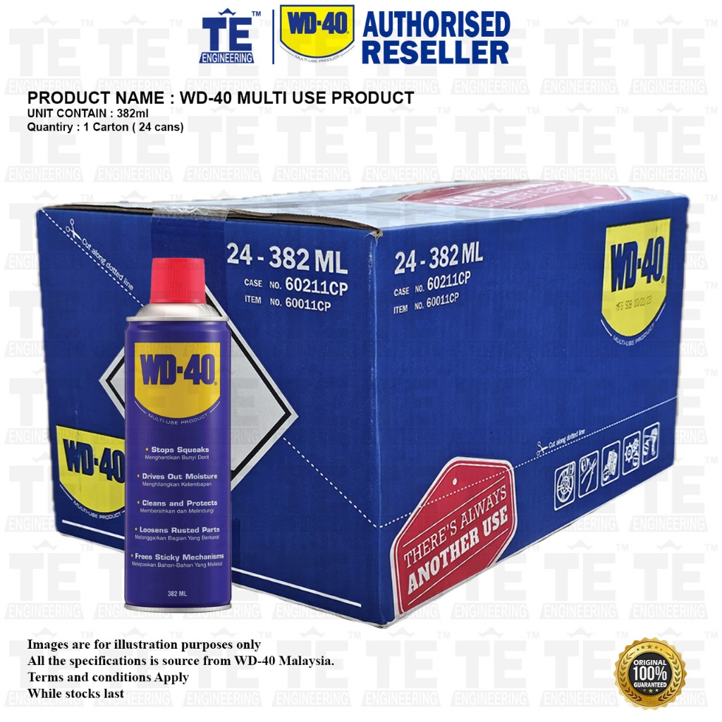 WD-40 Multi-Use Product Multi-Purpose Lubricant 277ml 333ml 382ml 412ml ...