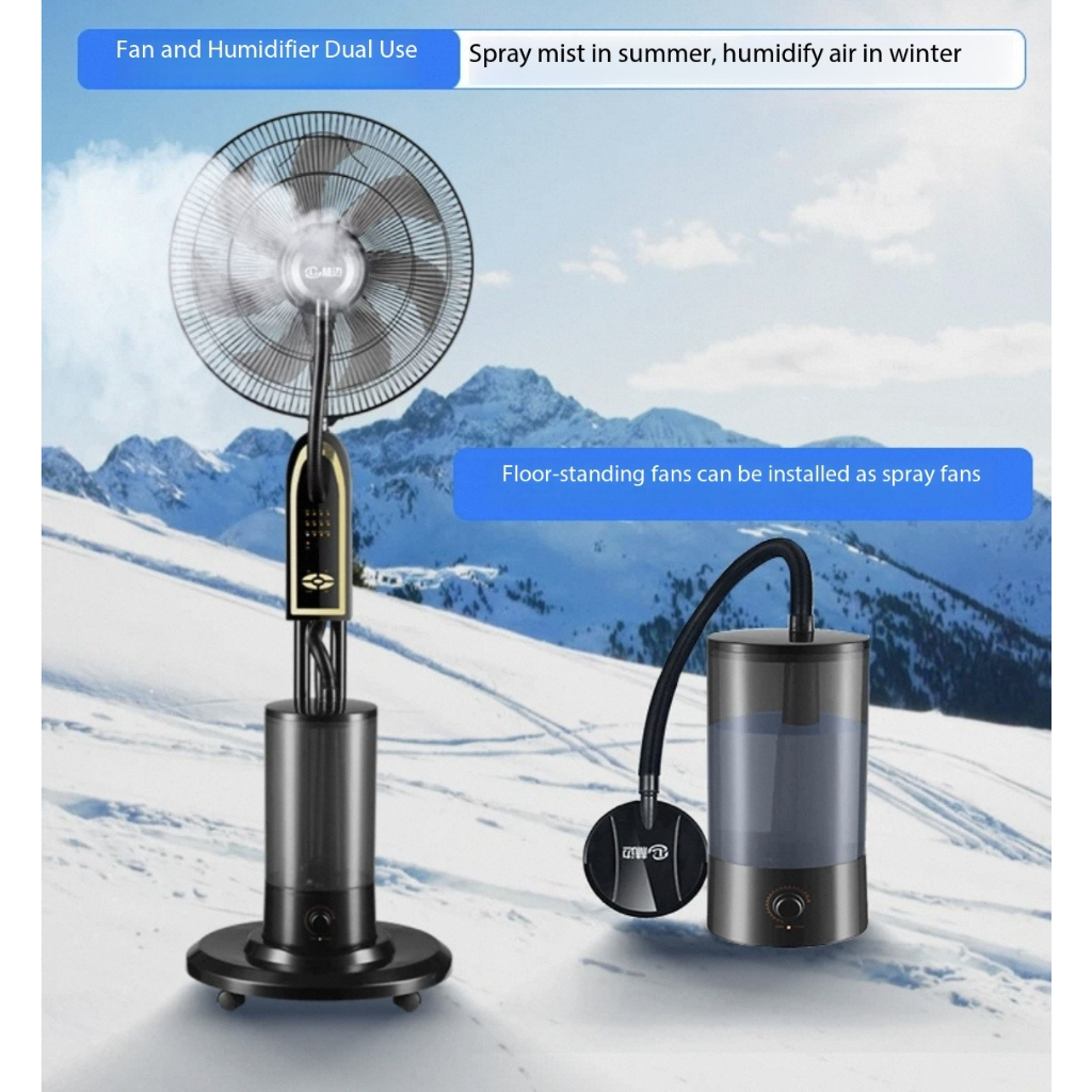 🚚Ready Stock🔥 4L Mist Water Spray Cooling Fan Misting Fan Air ...