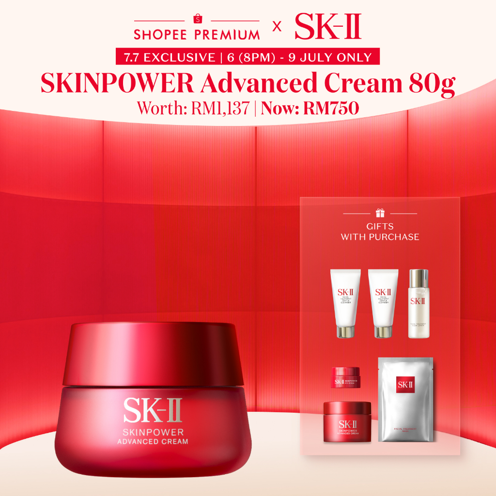 [6 (8PM) - 9 July only] SK-II SKINPOWER Advanced Cream Set - SKINPOWER ...