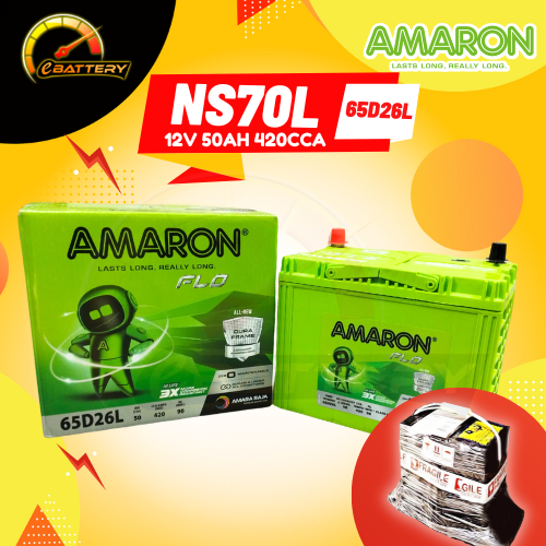 65D26R 65D26L NS70 NS70L D26R D26L Amaron FLO | Car Battery Bateri ...