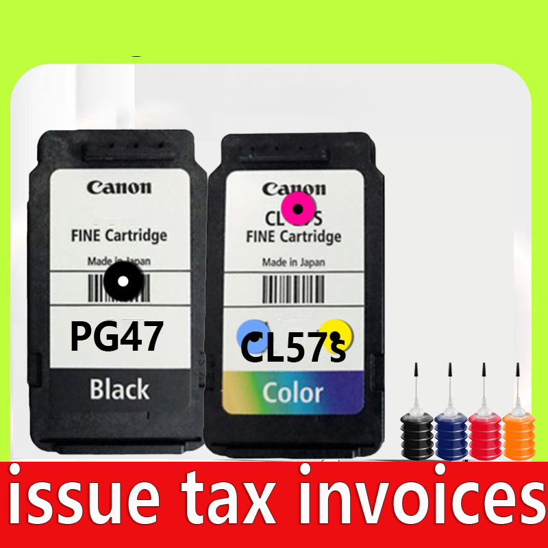 CANON PG47 CL57S CL57 PG-47 CL-57 ink cartridge for E3170 E3177 E400 ...