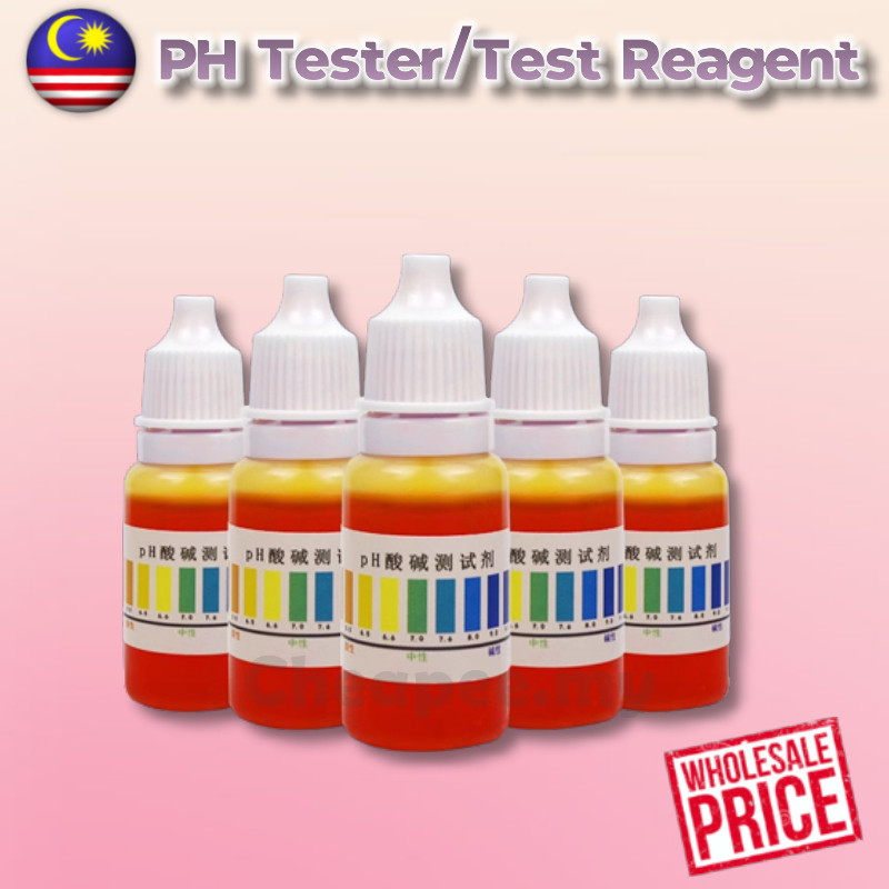 PH Tester/Test Reagent / Ujian Reagen/ Ujian PH Asid dan Alkali/ PH ...
