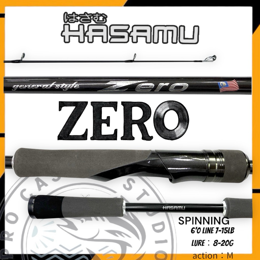 HASAMU ZERO GENERAL STYLE SPINNING FISHING ROD | Shopee Malaysia