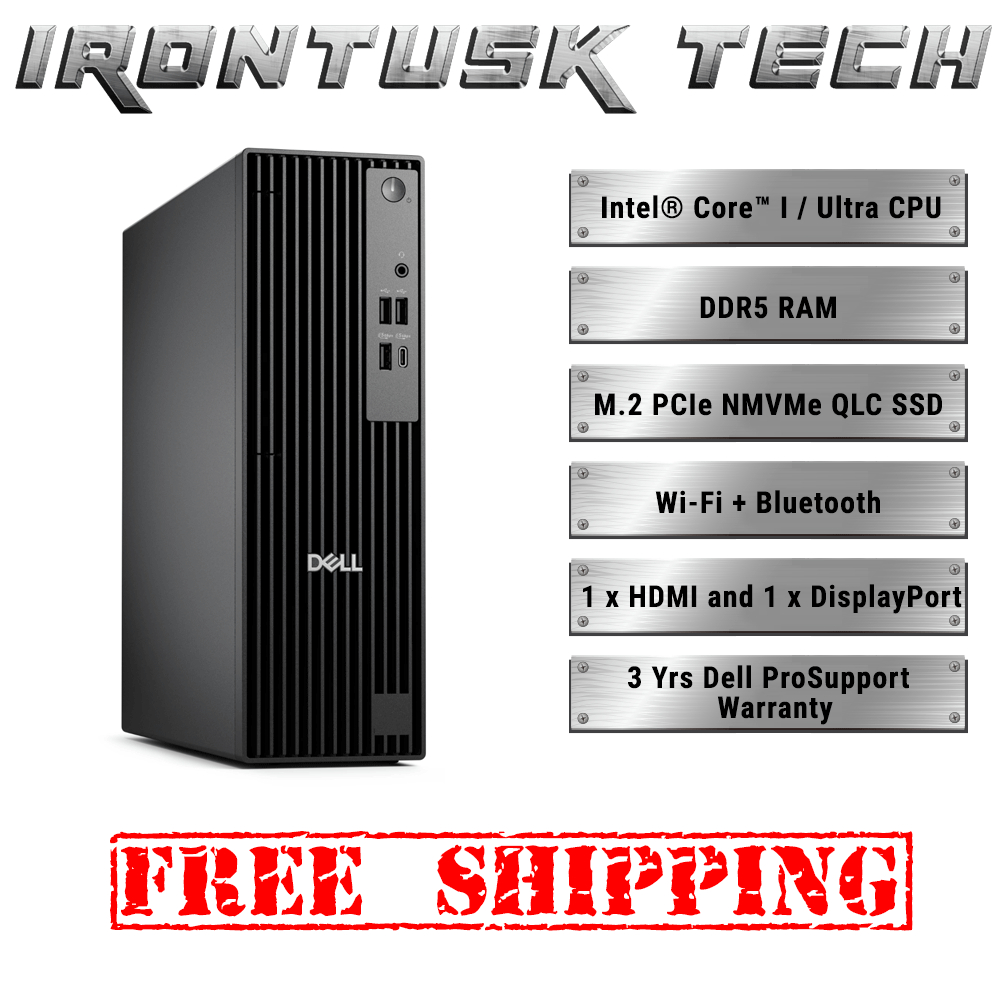 Dell Pro QCS1250 Slim Form Factor Desktop - Powerful Slim Factor ...