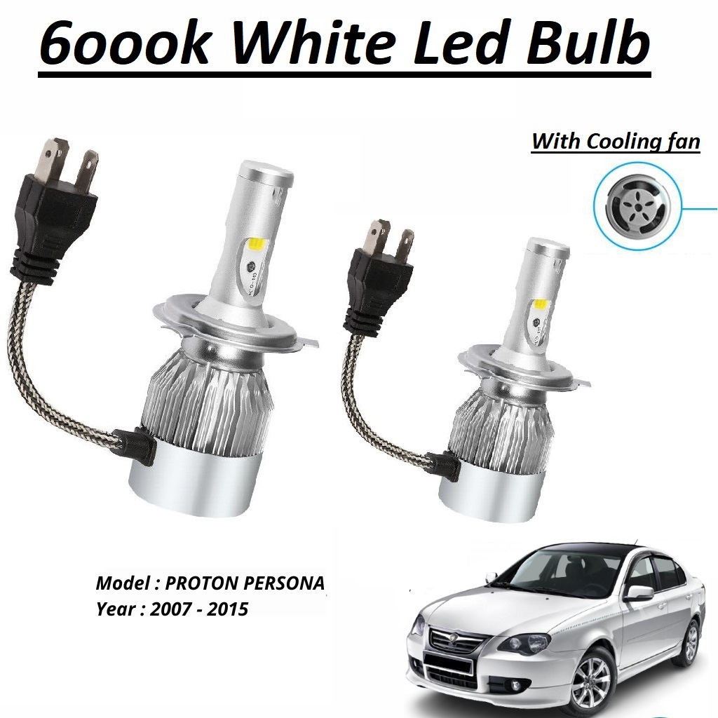 Car Persona Old Gen2 Headlamp H4 Headlight Led Bulb Cooling Fan Lampu ...