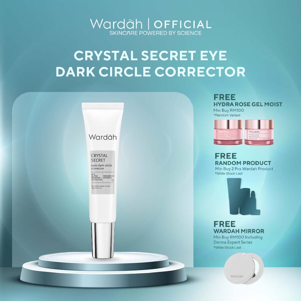Wardah Crystal Secret Eyes Dark Circle Corrector 10ml - Brighten with ...