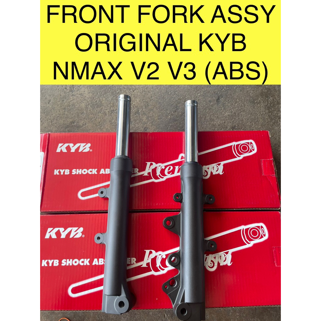 NMAX V2 V3 ABS FRONT FORK ASSY FORK DEPAN ORIGINAL 100% KYB KAYABA FOR ...