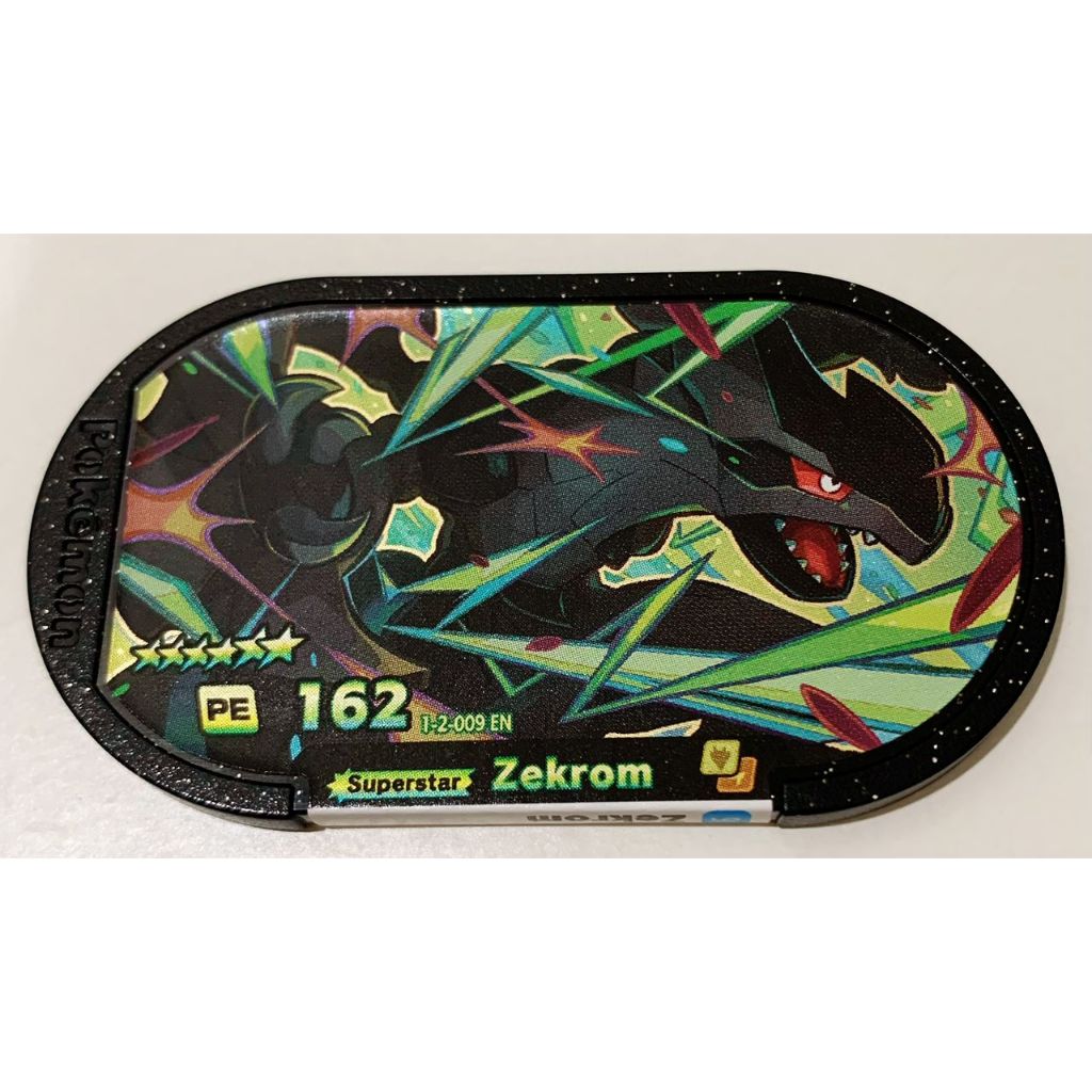 Pokemon Mezastar StarDust Version 2 Superstar Pokémon 1-2-009 Zekrom 6⭐ Super Powerful Monsters ...