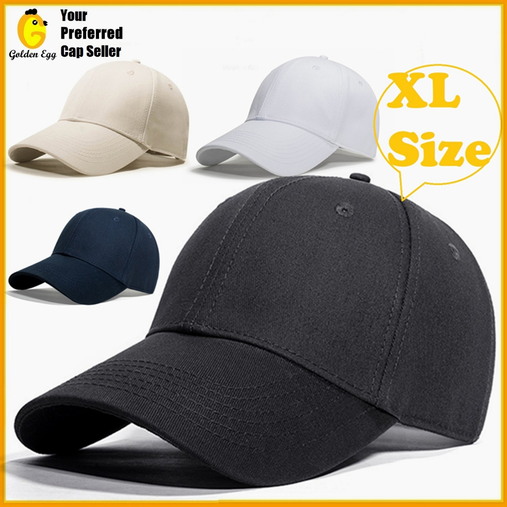 GEC Adult Unisex Premium Quality XL Size Big Baseball Cap Plain Cap ...