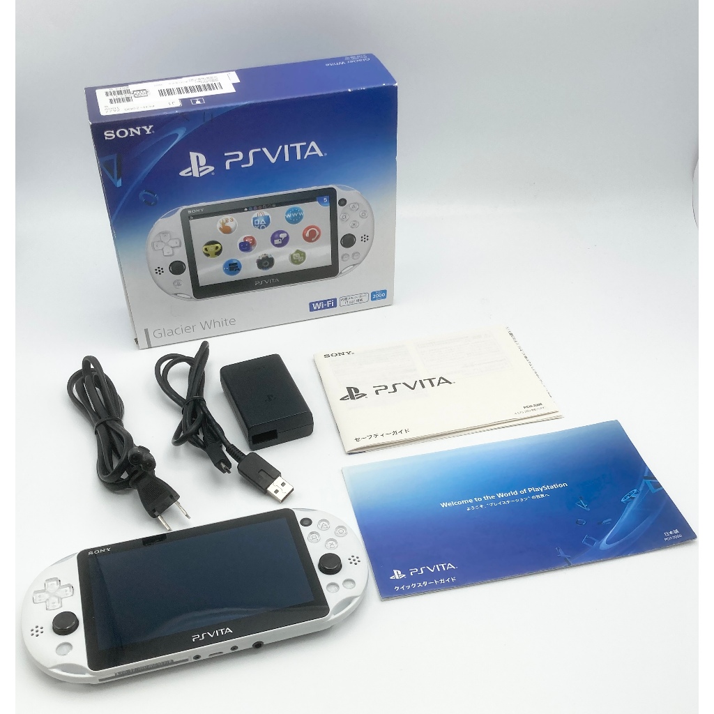 [Direct from Japan] Used Sony PS VITA Playstation Glacier White PCH-2000 ZA22 | Shopee Malaysia