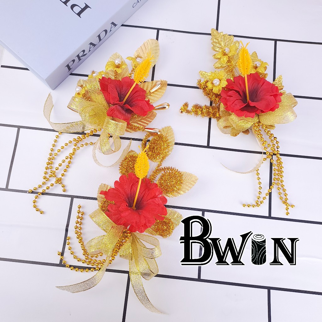 Bunga Penangga Traditional Pattern terkini 2025/ Corsage Flower Merdeka ...