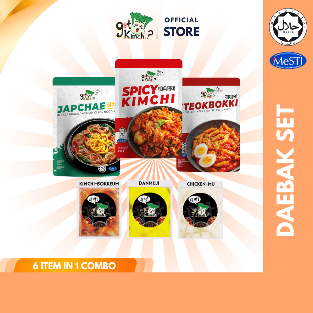 Got Kimchi Deabak Set Kimchi Tteokbokki Japchae Chickenmu chickinmu ...
