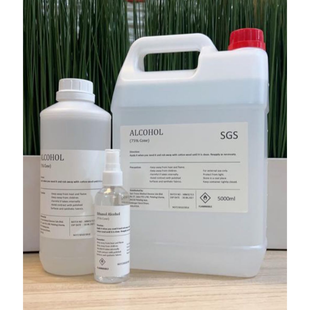 [Ready Stock] 3500ml Surgical Spirit 75% Or 95% | Antiseptic ...