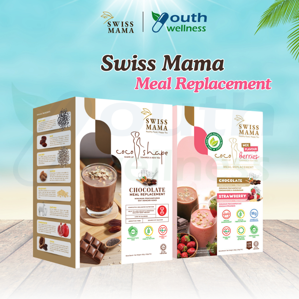 Swiss Mama Coco Shape | Coco Berries Meal Replacement (30g x 14/15 ...