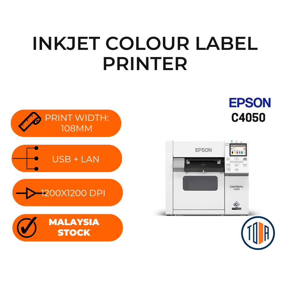 Epson Colorworks C4050 On-Demand Colour Label Printer | Shopee Malaysia